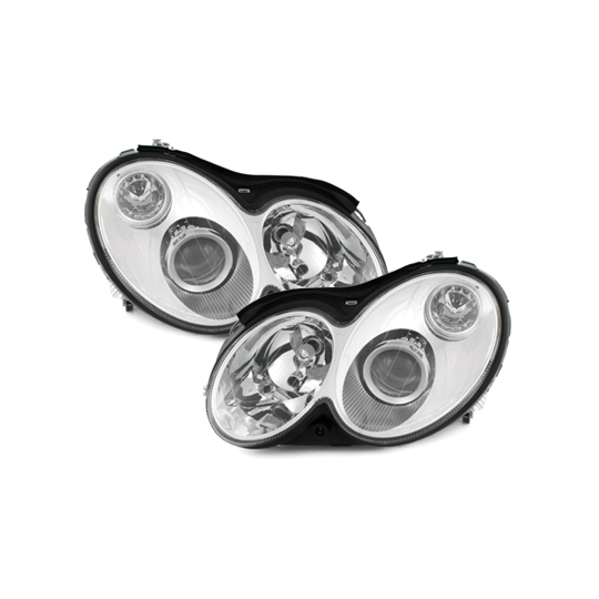 Phares Mercedes Benz CLK W209 03-08 Chrome - SWMB17AD