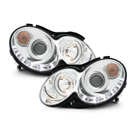 Phares a LED DRL Mercedes Benz CLK W209 03-08 - SWMB17GX