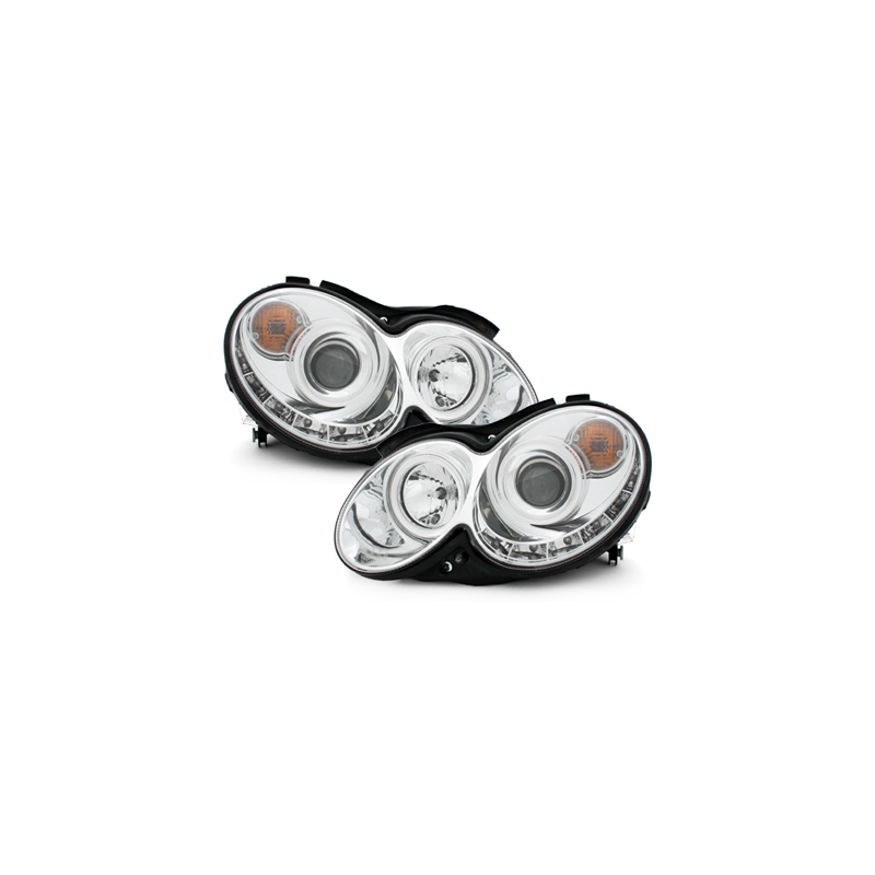 Phares a LED DRL Mercedes Benz CLK W209 03-08 - SWMB17GX