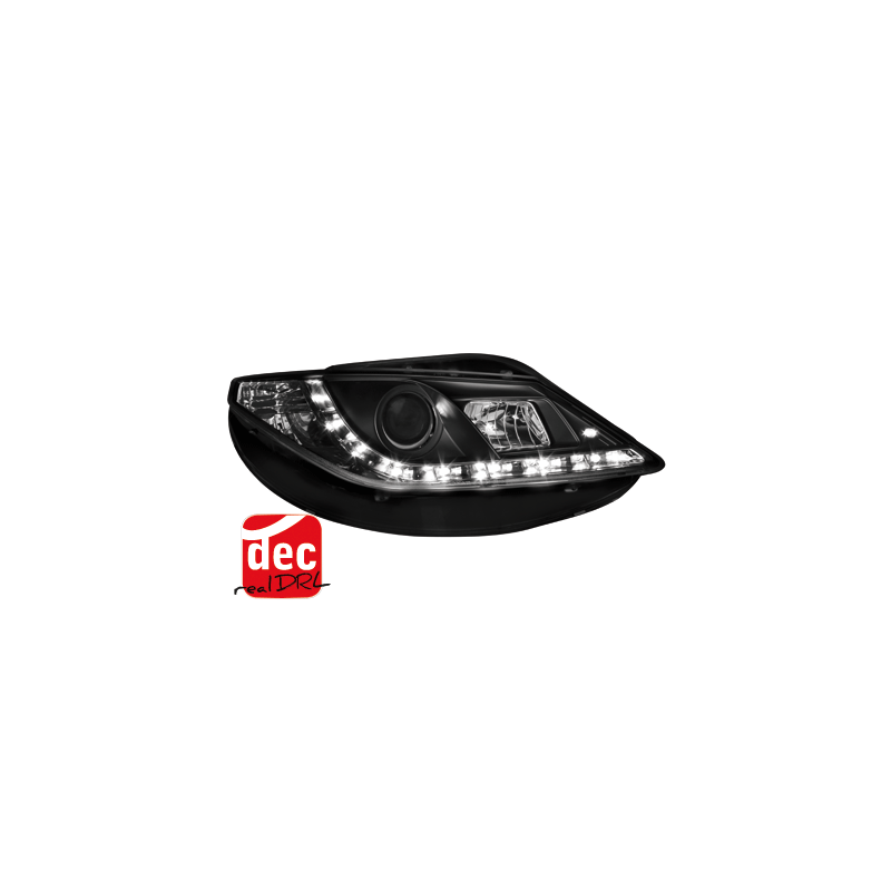 Phares LED DRL Seat Ibiza 6J 08 Noir - SWSI06LGXB