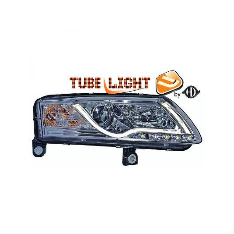Kit phares chrome design Led AUDI A6 4F