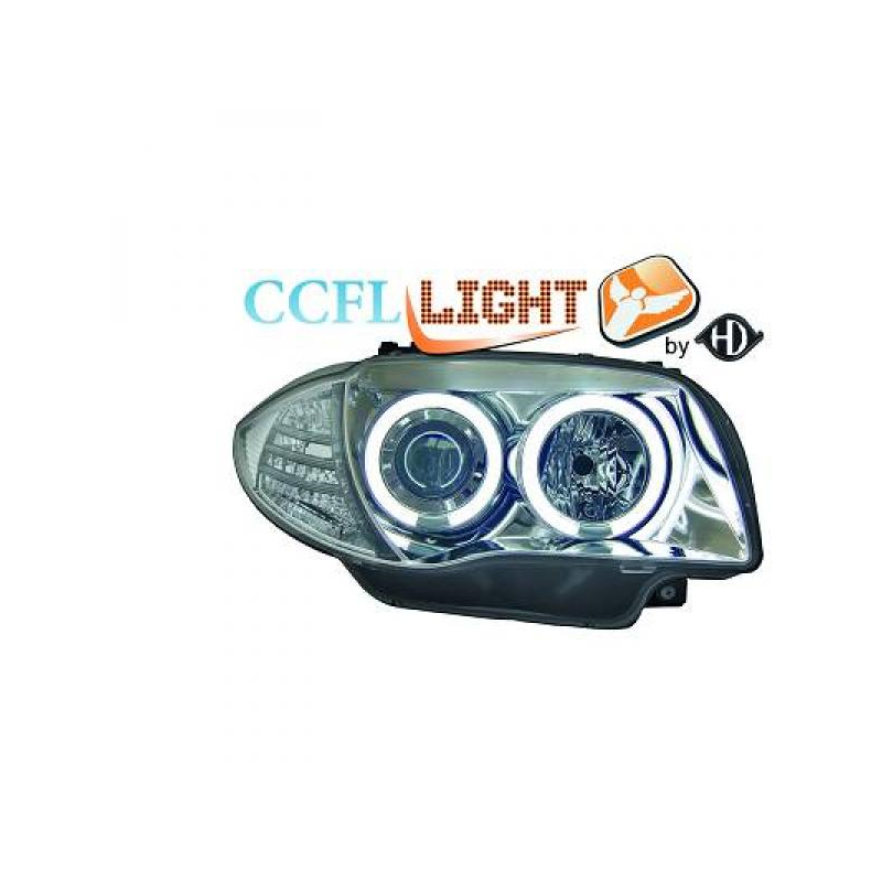 Kit phares Design chrome, BMW Série 1 E87