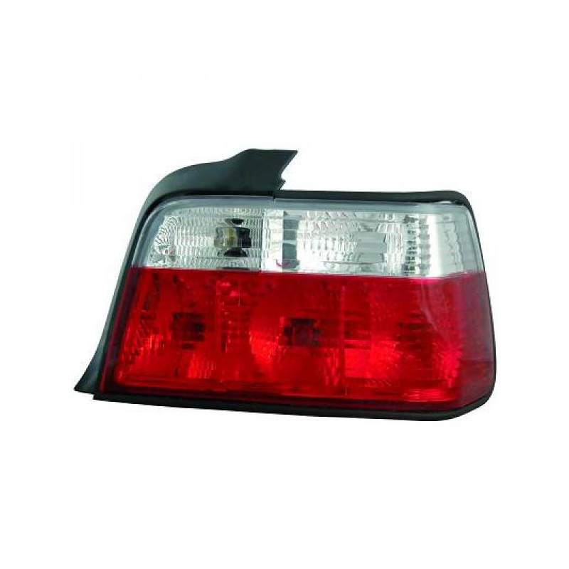 FEUX ARRIÈRES DESIGN, ROUGE/BLANC BMW E36, 4-PORTES