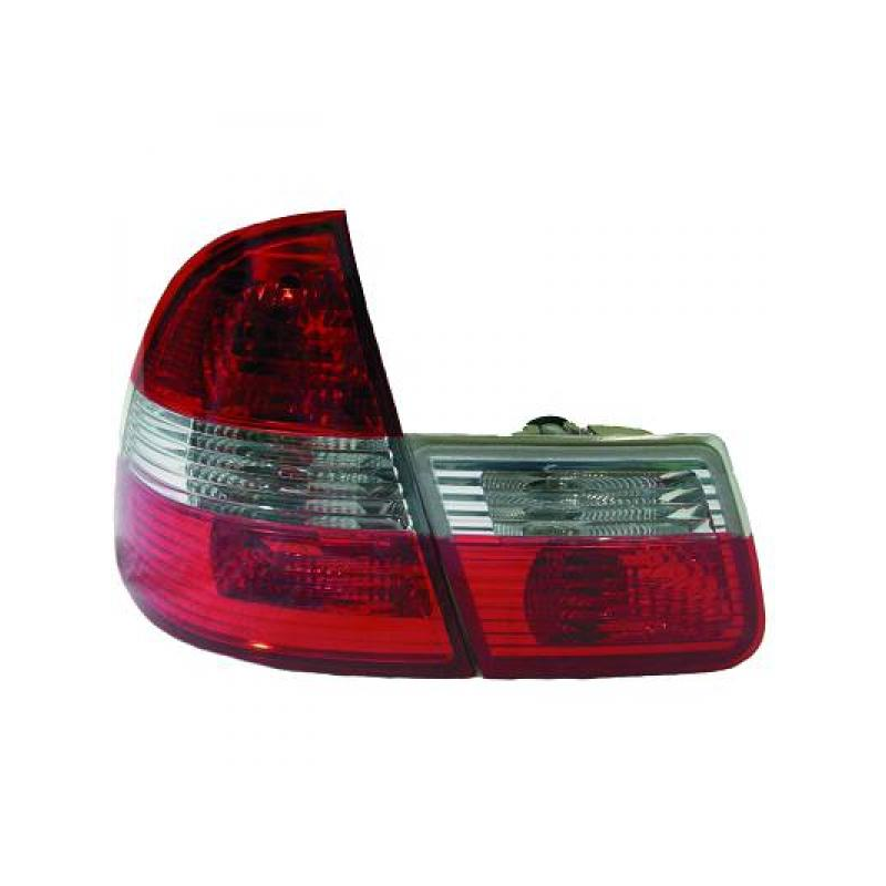 feux arrières Design rouge/blanc, BMW E46, Touring
