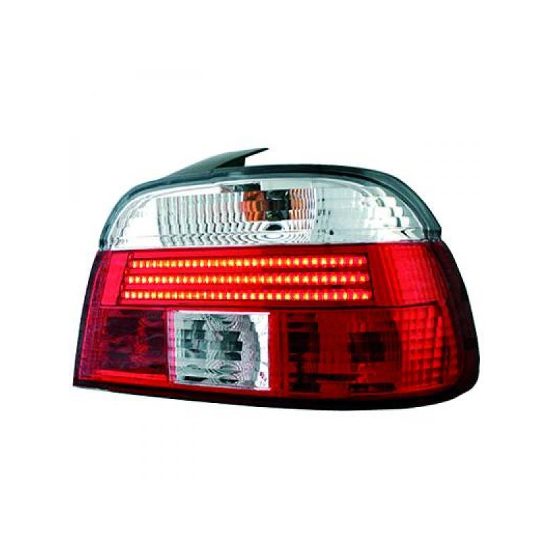 feux arrières Design LED CELIS, blanc-rouge, E39, Berline