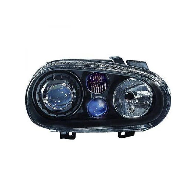 phares Design noir, Look R32, règl. électr. GOLF,