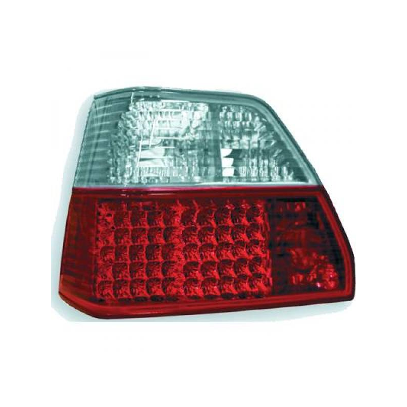 feux arrières Design rouge/blanc, LED GOLF 2,