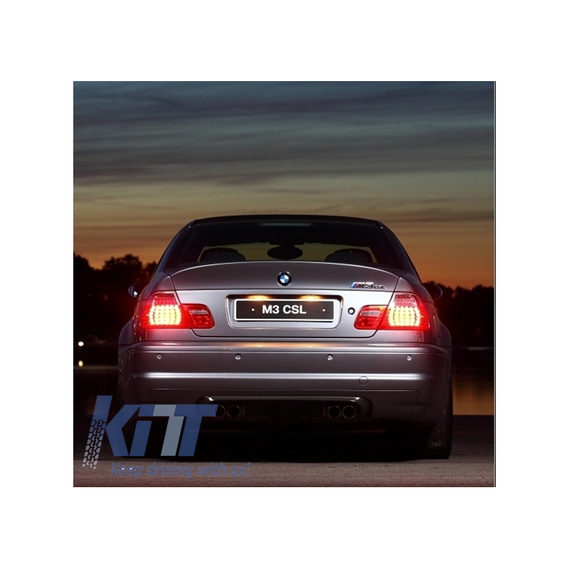 Rear Bumper suitable for BMW 3 Series E46 Sedan 4D (1998-2005) M3 CSL ...