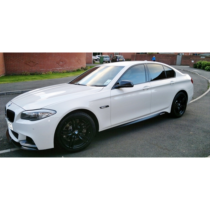 Side Skirts Add-on Lip Extensions suitable for BMW F10 F11 5 Series ...