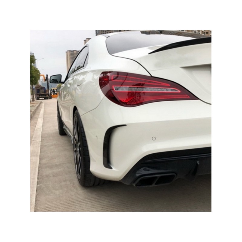Rear Bumper Splitters Fins Side Vent Canards suitable for MERCEDES Benz ...