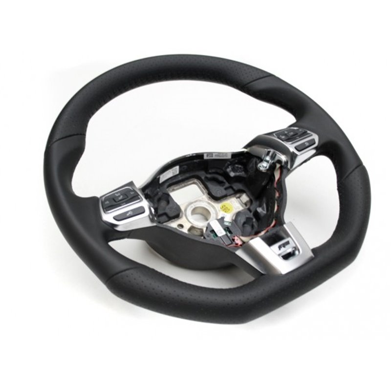 Volant multifonction en cuir R-Line Sport avec couture noire, pour Golf ...