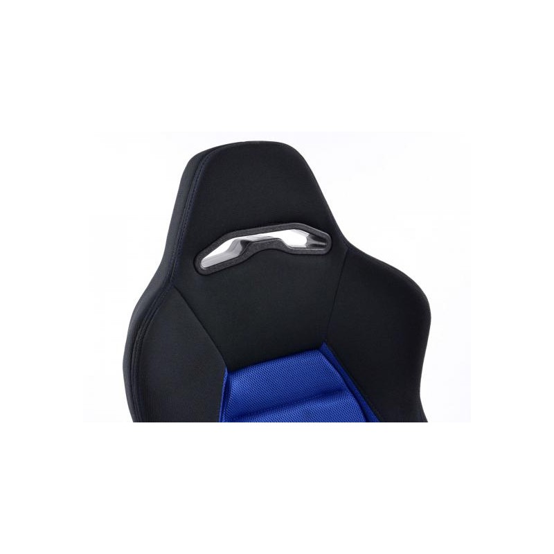 Sièges sport FK demi-sièges baquets Set Edition 3 tissu bleu / noir
