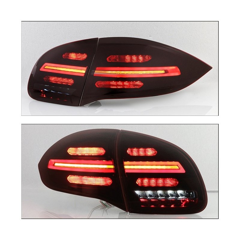 Feux arrière LTI / LED avec clignotant dynamique pour PORSCHE CAYENNE 2 ...