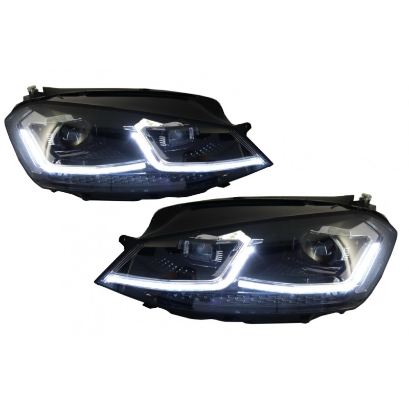 RHD LED Headlights suitable for VW Golf 7 VII (2012-2017) Facelift G7.5 ...