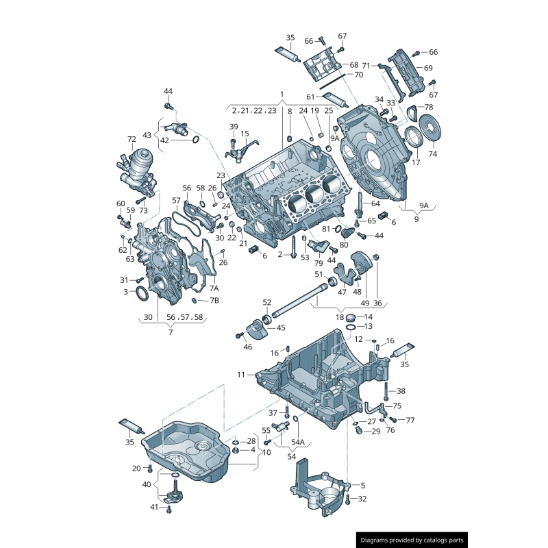 Joint - Pièces d'origine VW/Audi 059103161T