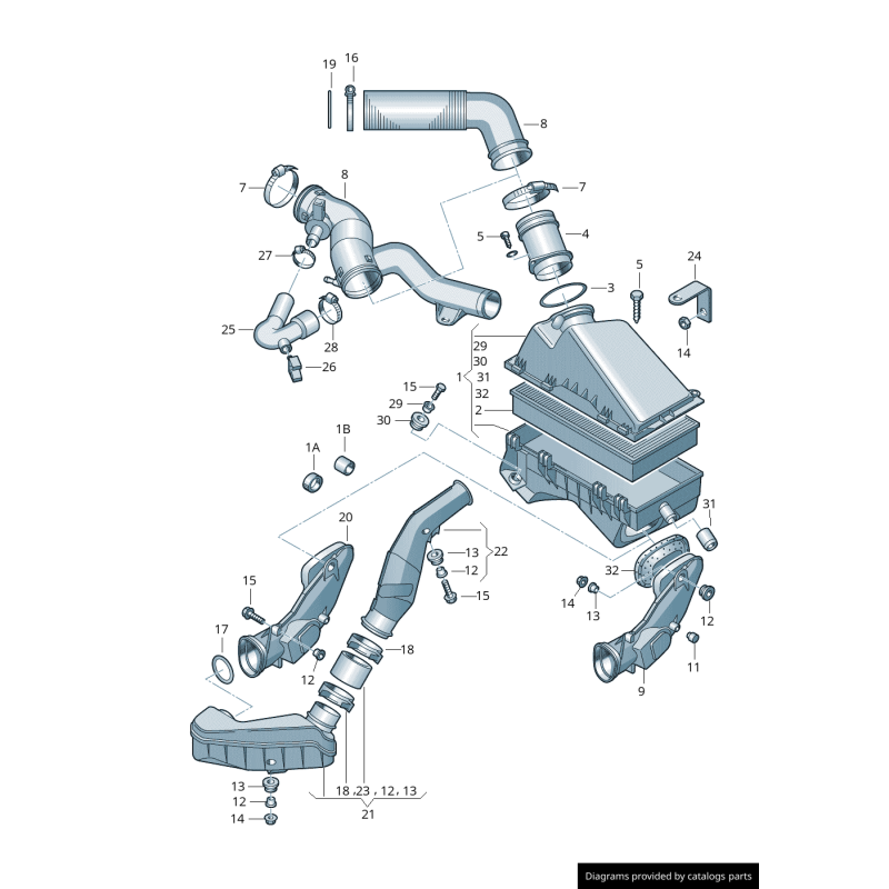 Capteur de débit d'air massique (MAF) remanufacturé - Pièces d'origine ...