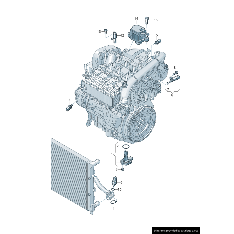 Interrupteur VW/Audi 036919081C - Pièces d'origine
