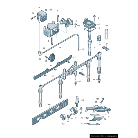 Rotor de capteur à came VW/Audi 06B905234A - Pièces d'origine