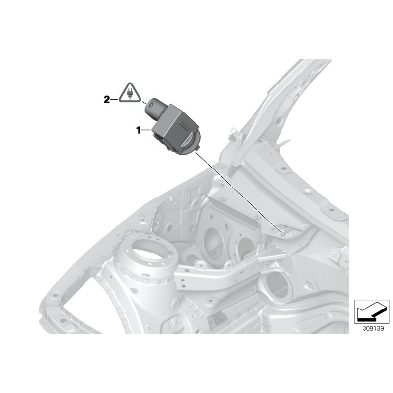 Capteur de commande d'air recyclé automatique Auc - Pièce d'origine BMW ...